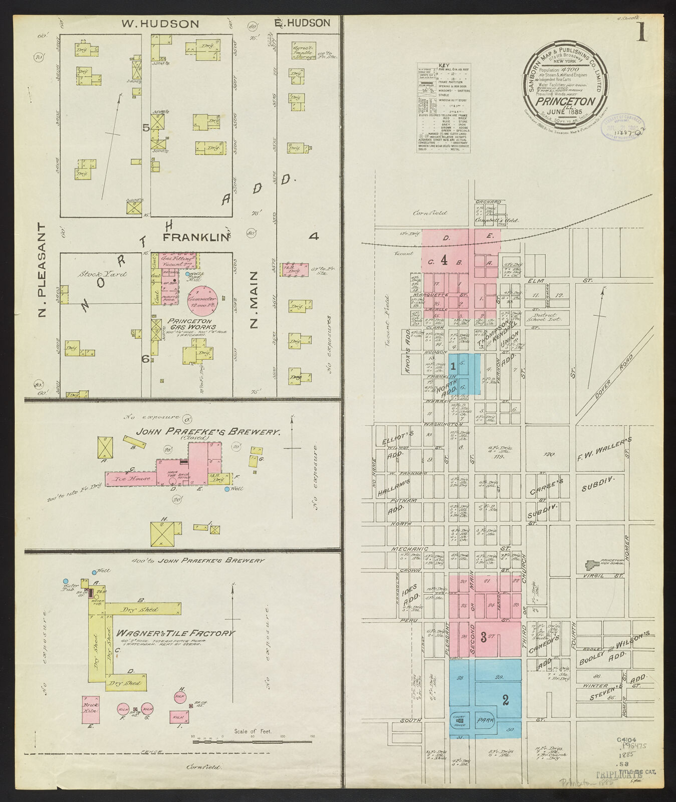 Princeton, Ill., June 1885 | Digital Collections at the University of ...