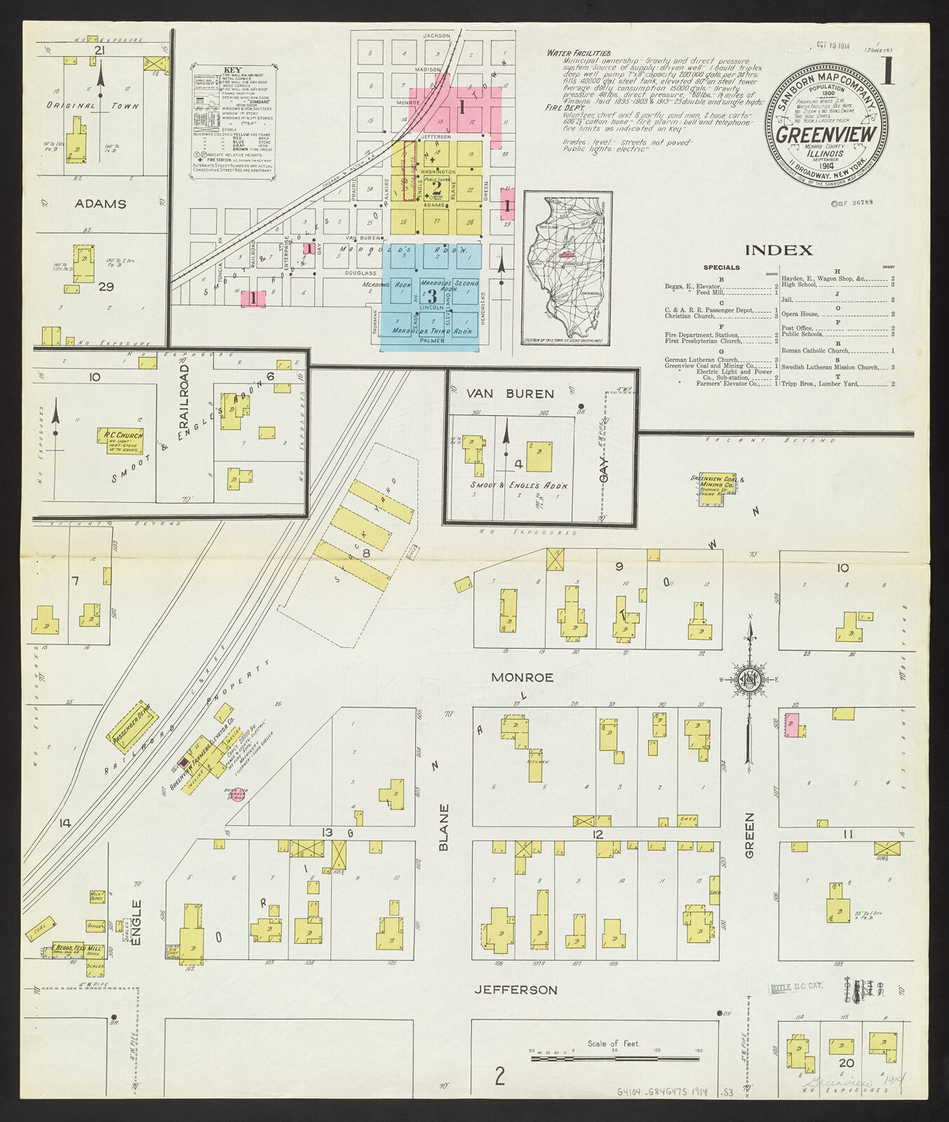 Greenview, Menard County Illinois, September 1914 | Digital Collections ...