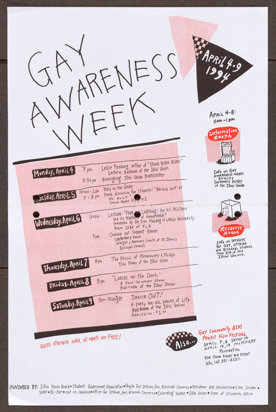 Gay Awareness Week poster | Digital Collections at the University of ...