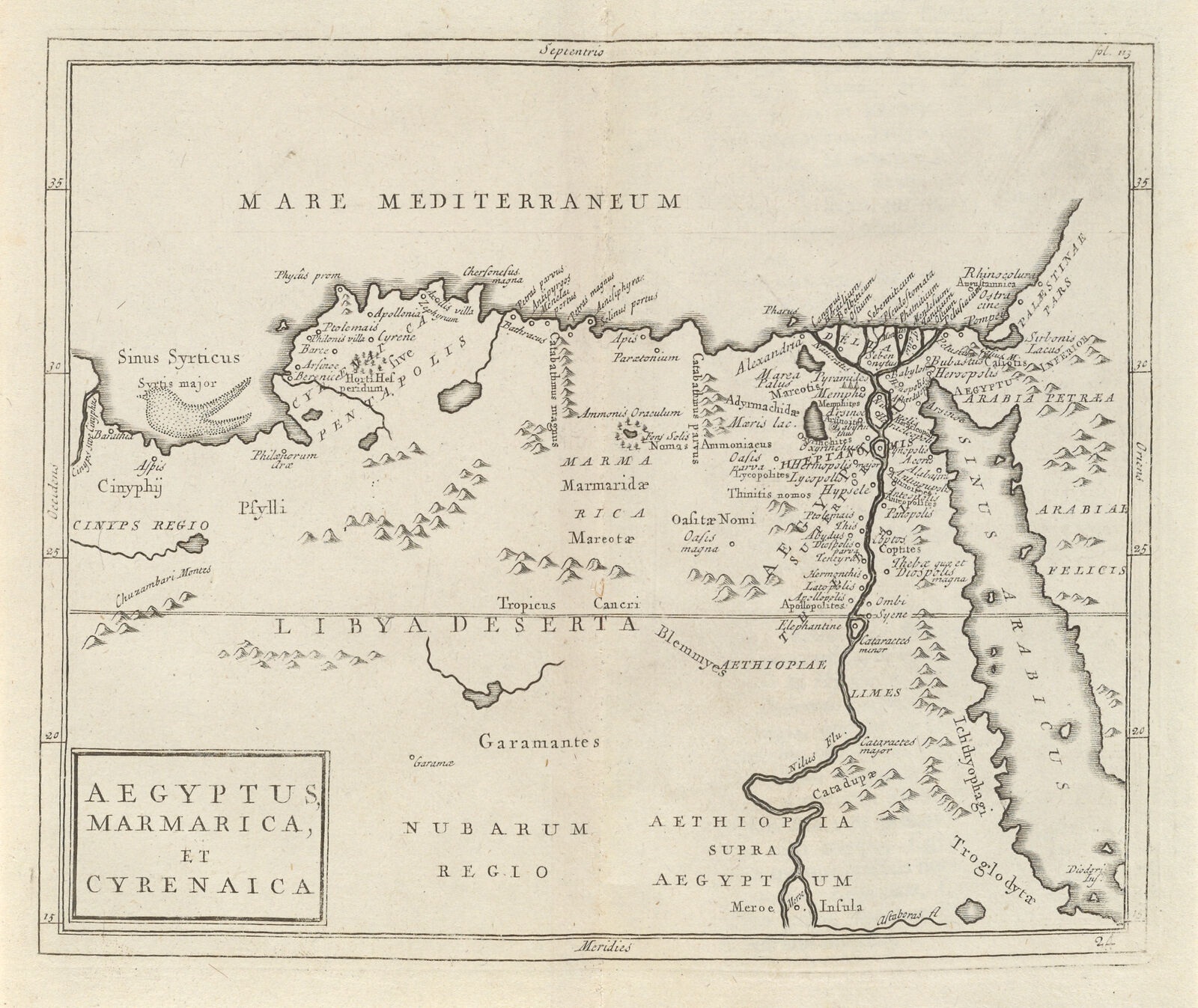 Aegyptus Marmarila et Cyrenaica | Digital Collections at the University ...