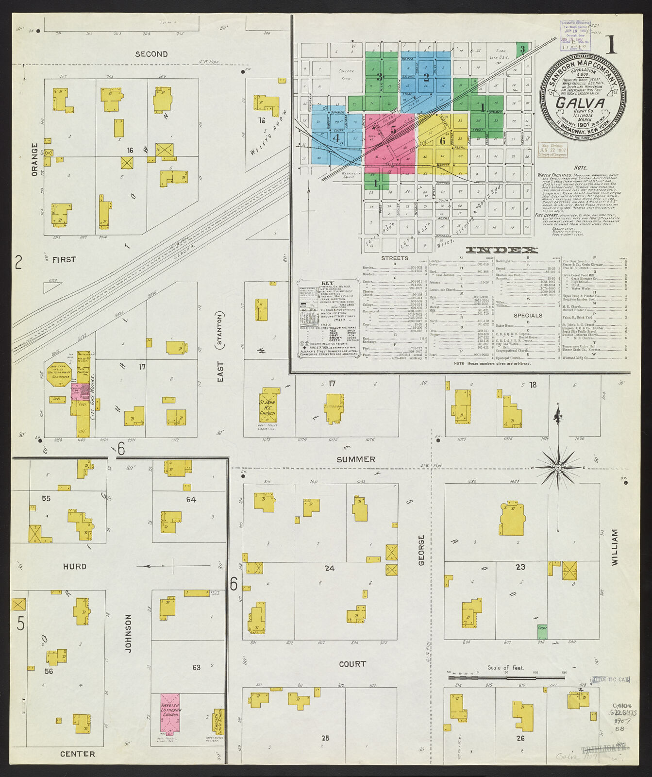 Galva, Henry Co., Illinois, March 1907 | Digital Collections at the ...
