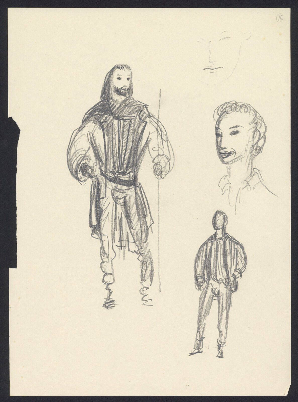 Preliminary Sketch: Male | Digital Collections at the University of ...