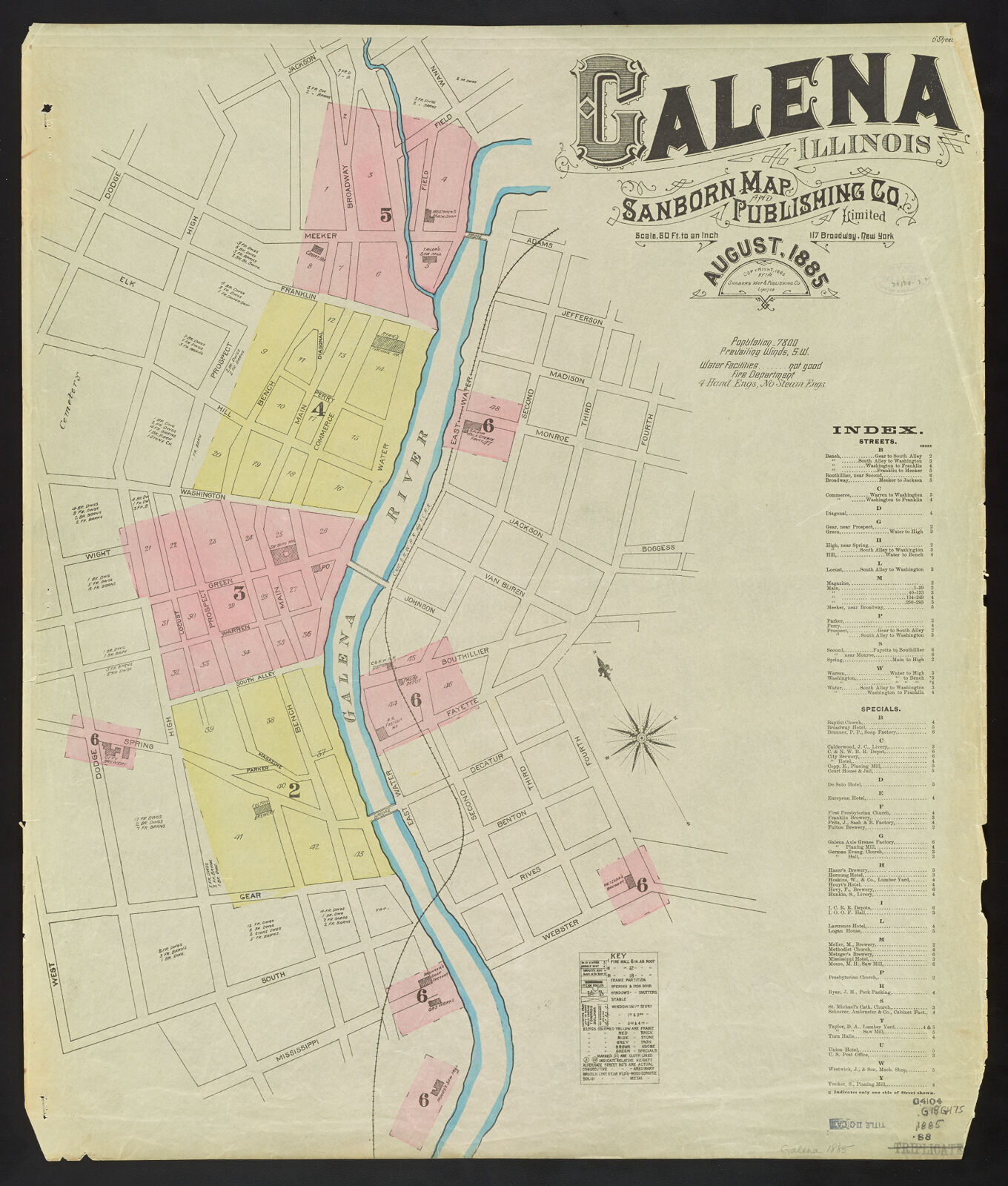 Galena, Illinois, August, 1885 | Digital Collections at the University ...