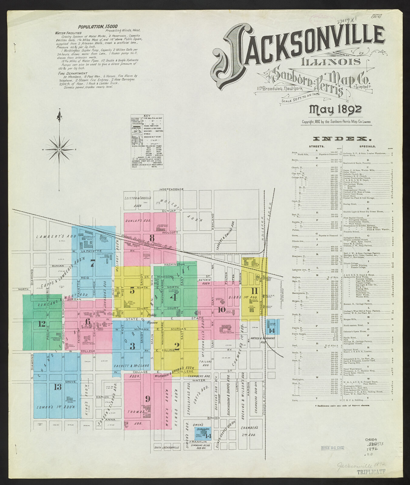 Jacksonville, Illinois, May 1892 | Digital Collections at the ...