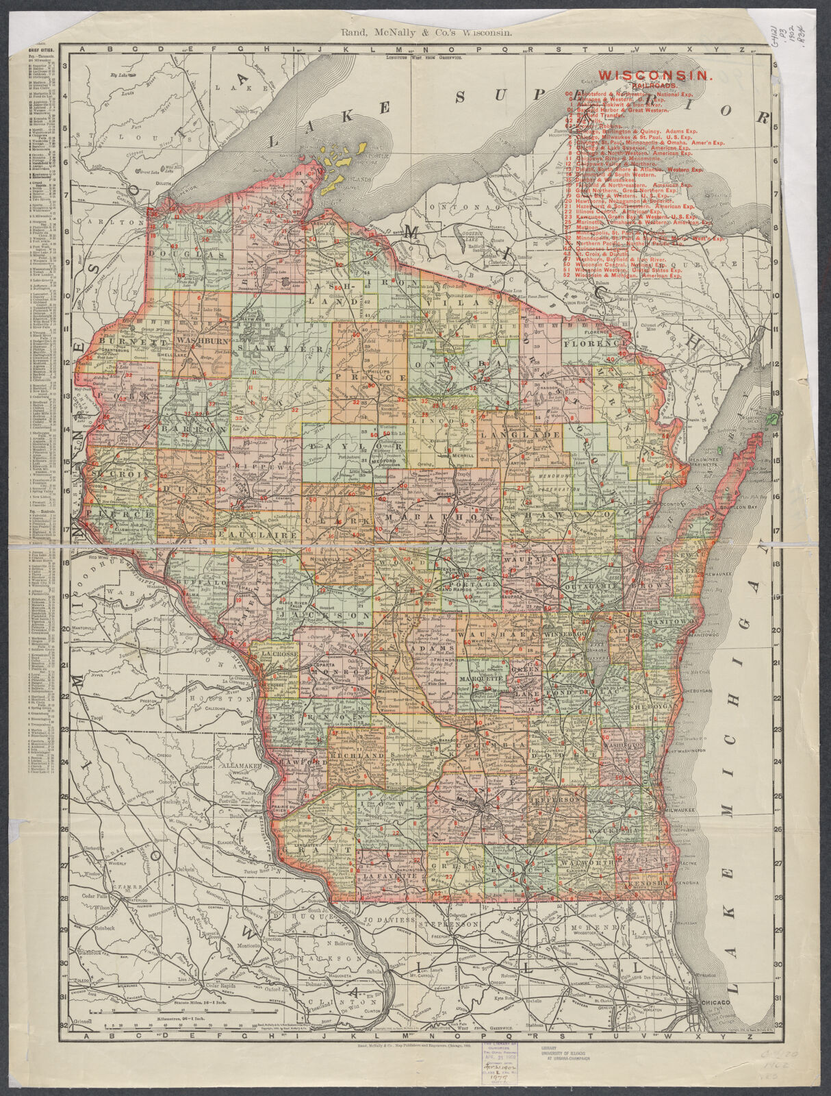 Wisconsin railroads | Digital Collections at the University of Illinois ...