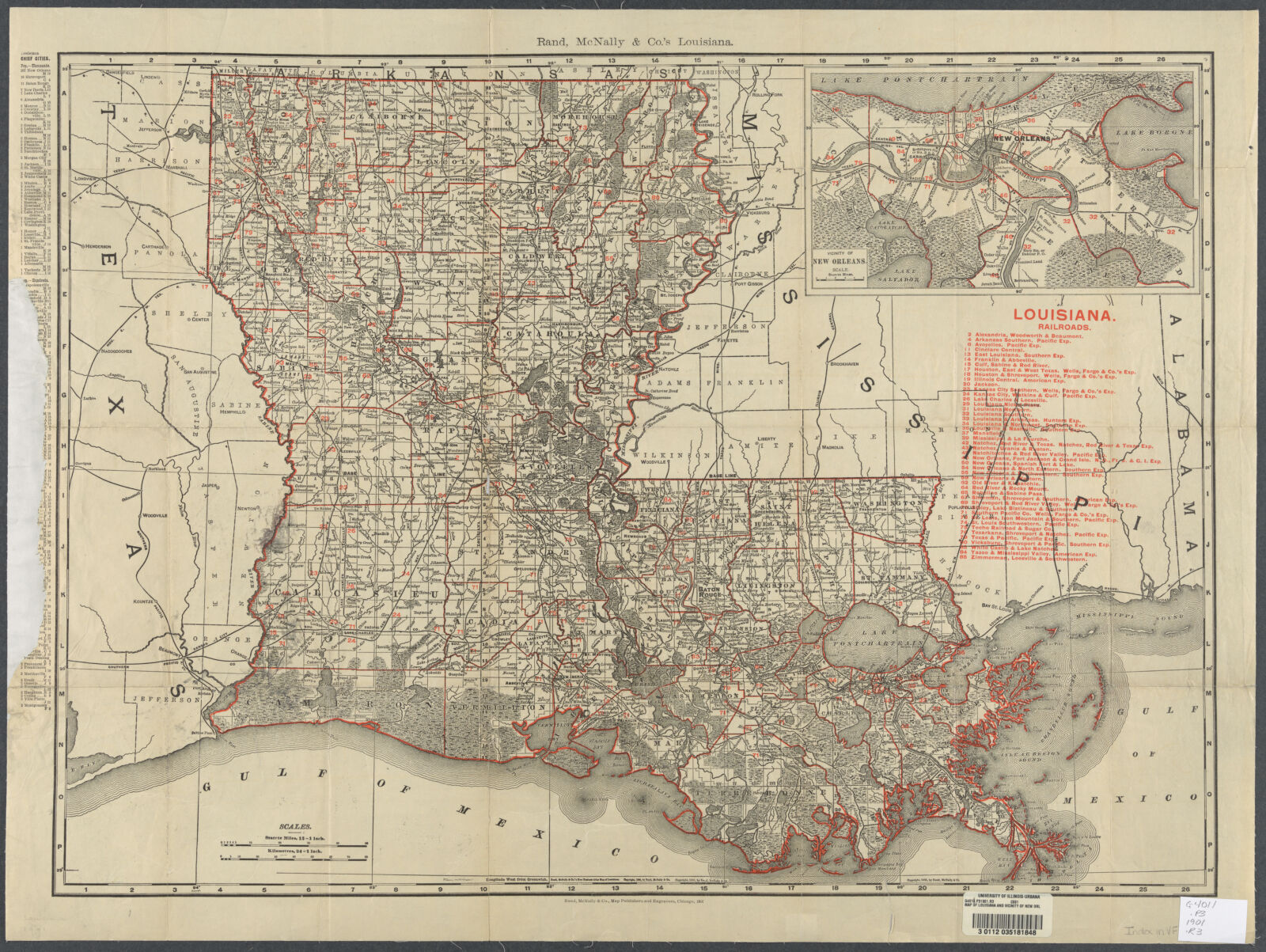 Rand, McNally & co.'s indexed county and township pocket map and ...