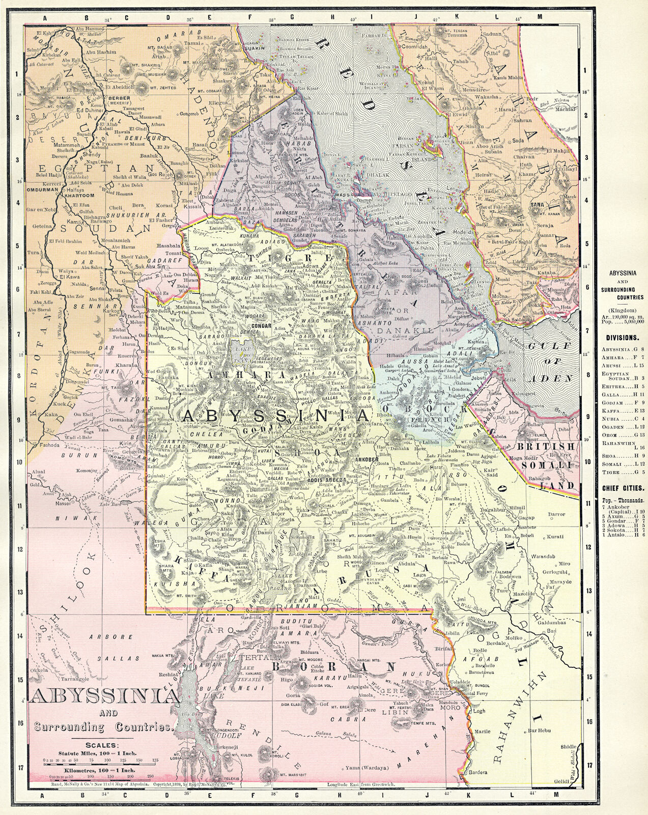 Abyssinia and the Surrounding Countries | Digital Collections at the ...