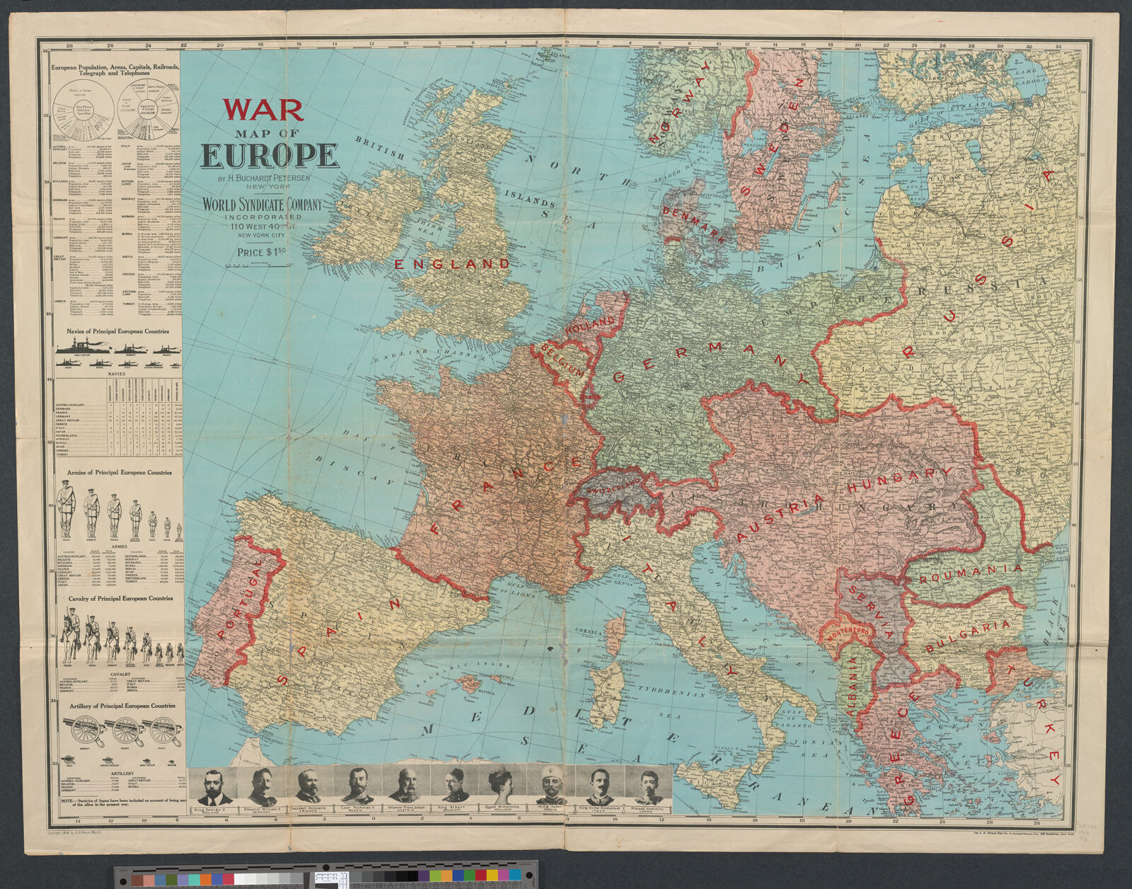 War map of Europe | Digital Collections at the University of Illinois ...