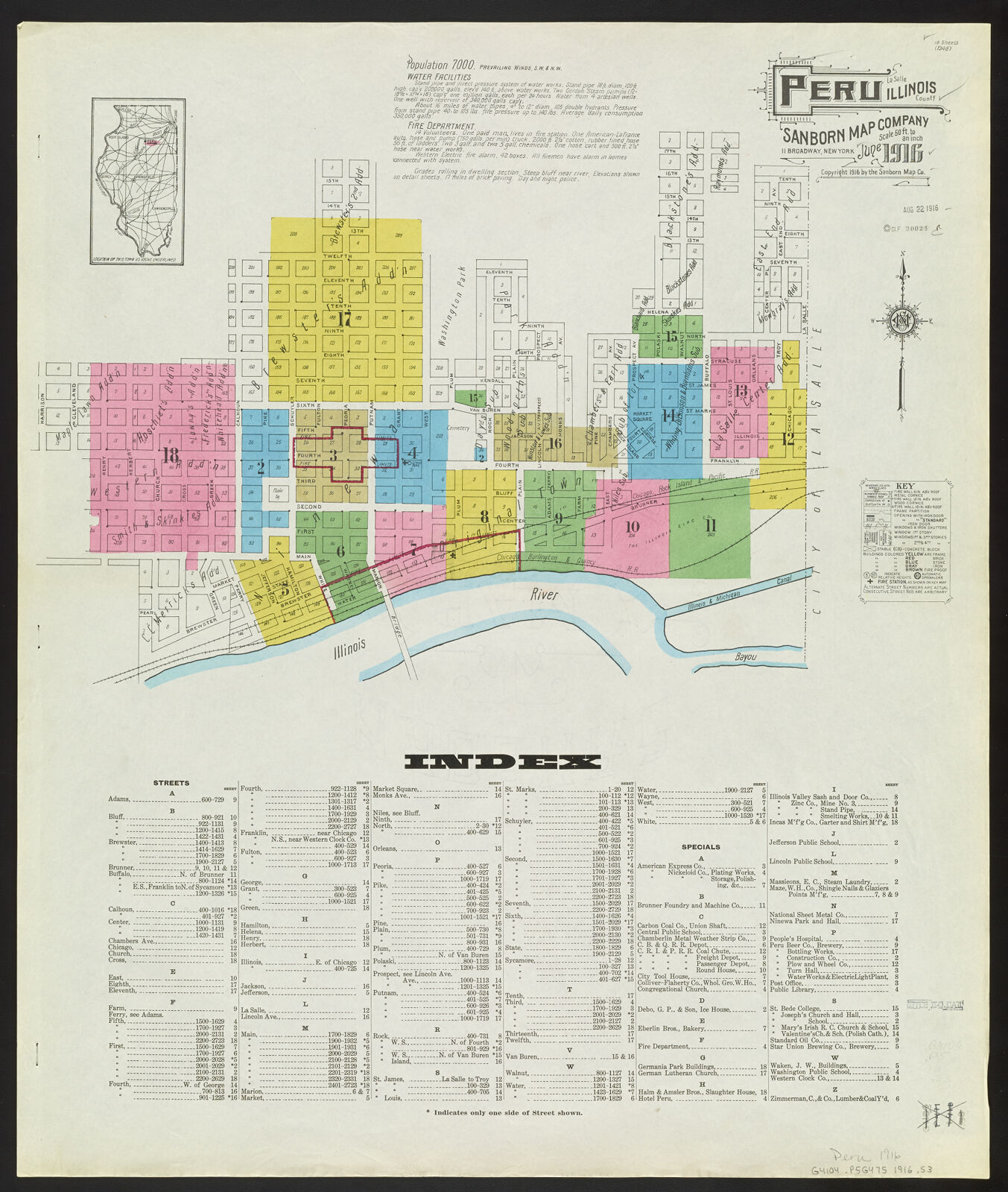 Peru, La Salle County, Illinois, June 1916 | Digital Collections at the ...