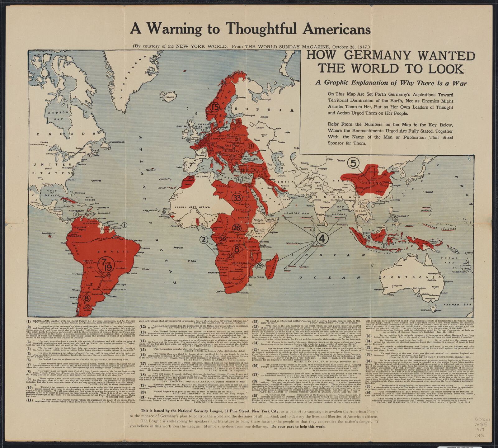 A warning to thoughtful Americans: how Germany wanted the world to look ...